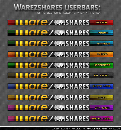 wS Userbars Pack by Rajliv on DeviantArt