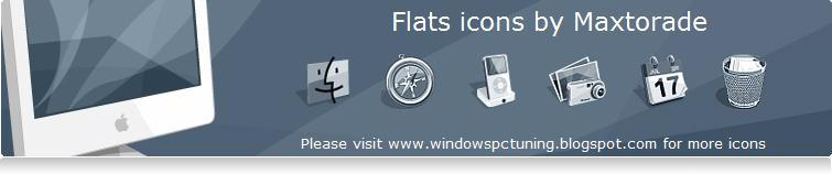 Mac Flat icons for Windows by Maxtorade on DeviantArt