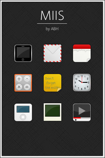 MIIS iPhone Icons by abh83 on DeviantArt