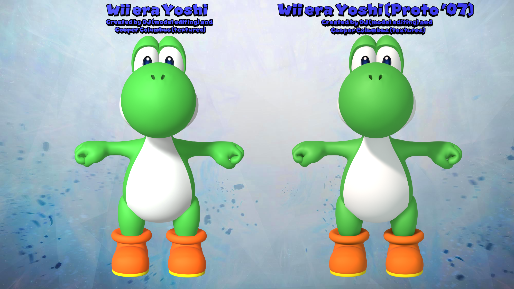 (Model Download) Wii-era Yoshi (Replica) by SNLYoshi21 on DeviantArt