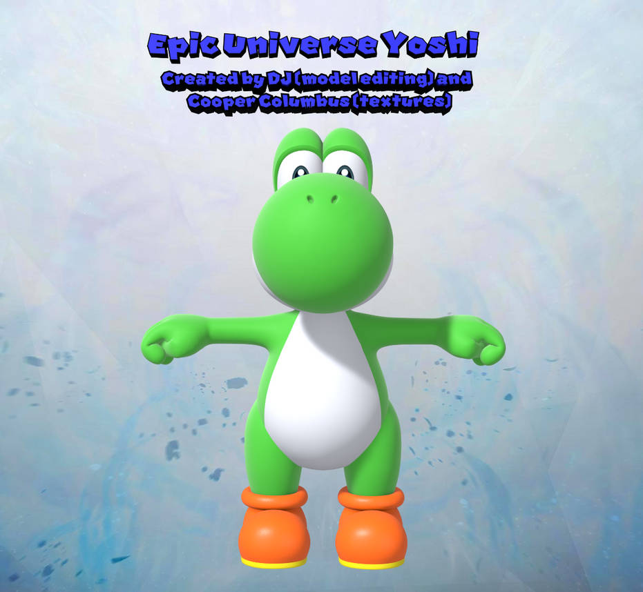 Model Download) Epic Universe Yoshi by SNLYoshi21 on DeviantArt