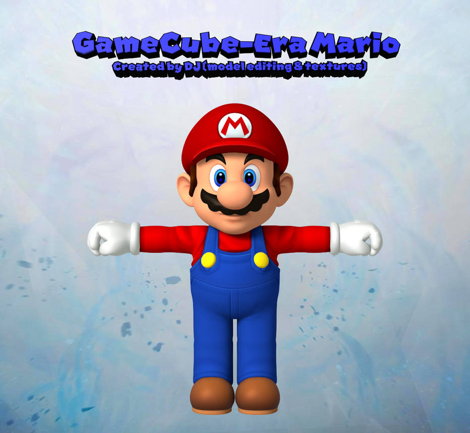 (Model Download) Gamecube-Era Mario by SNLYoshi21 on DeviantArt