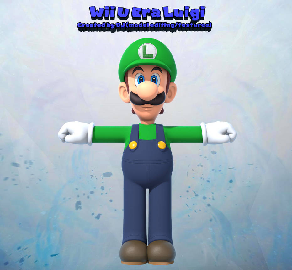 (Model Download) Wii U era Luigi by SNLYoshi21 on DeviantArt