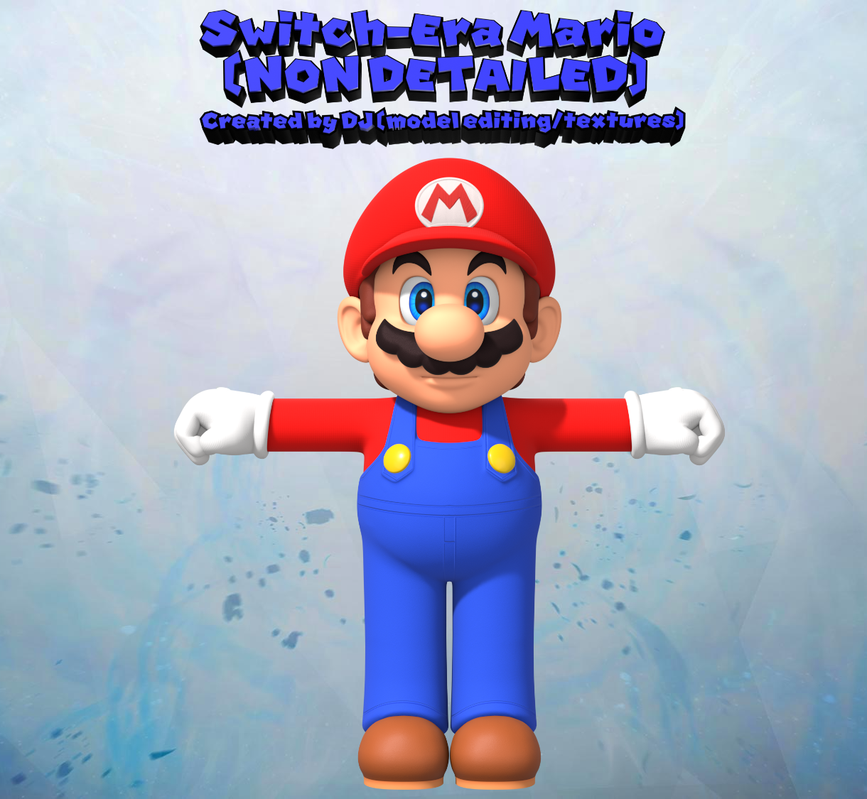 (Model Download) Switch-era Mario (NON DETAILED) by SNLYoshi21 on ...