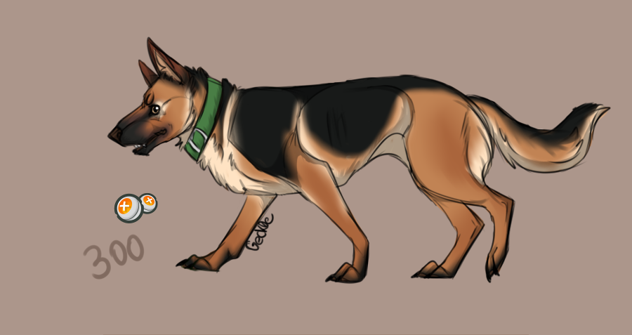 P2U German Shepherd Base by GECK0e on DeviantArt