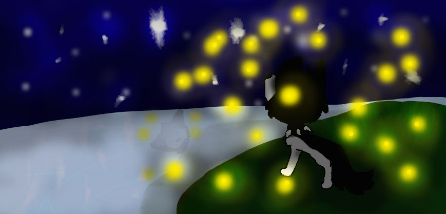 firefly lake by taffywolflccomics on DeviantArt