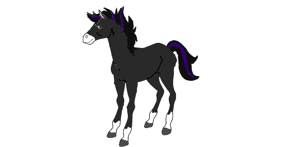 Horseland OC: Dark Moon by charityanna on DeviantArt