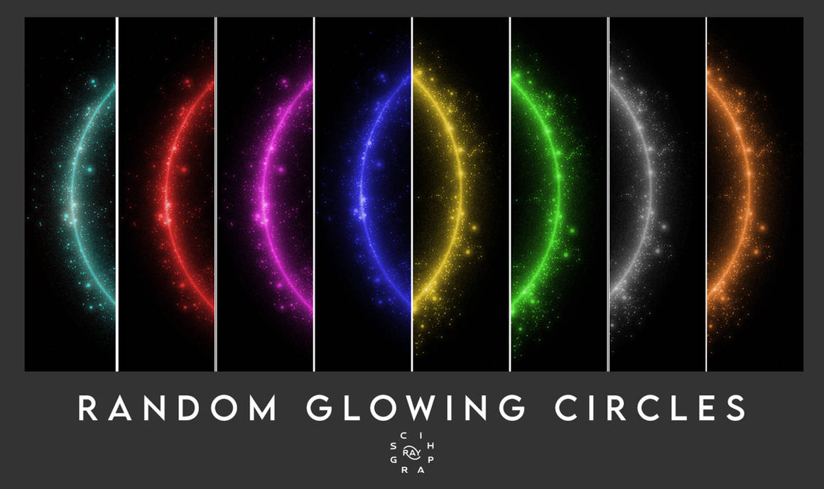 Random Glowing Circles by RaizelRose on DeviantArt