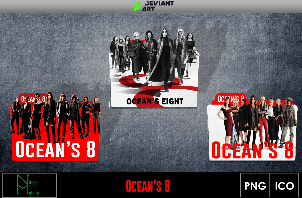 Oceans 8 (2018) Movie Folder Icons Pack by niteshmahala on DeviantArt