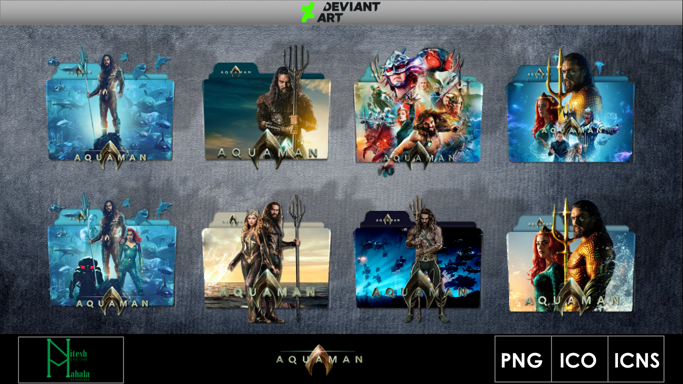 Aquaman (2018) Movie Folder Icons by niteshmahala on DeviantArt