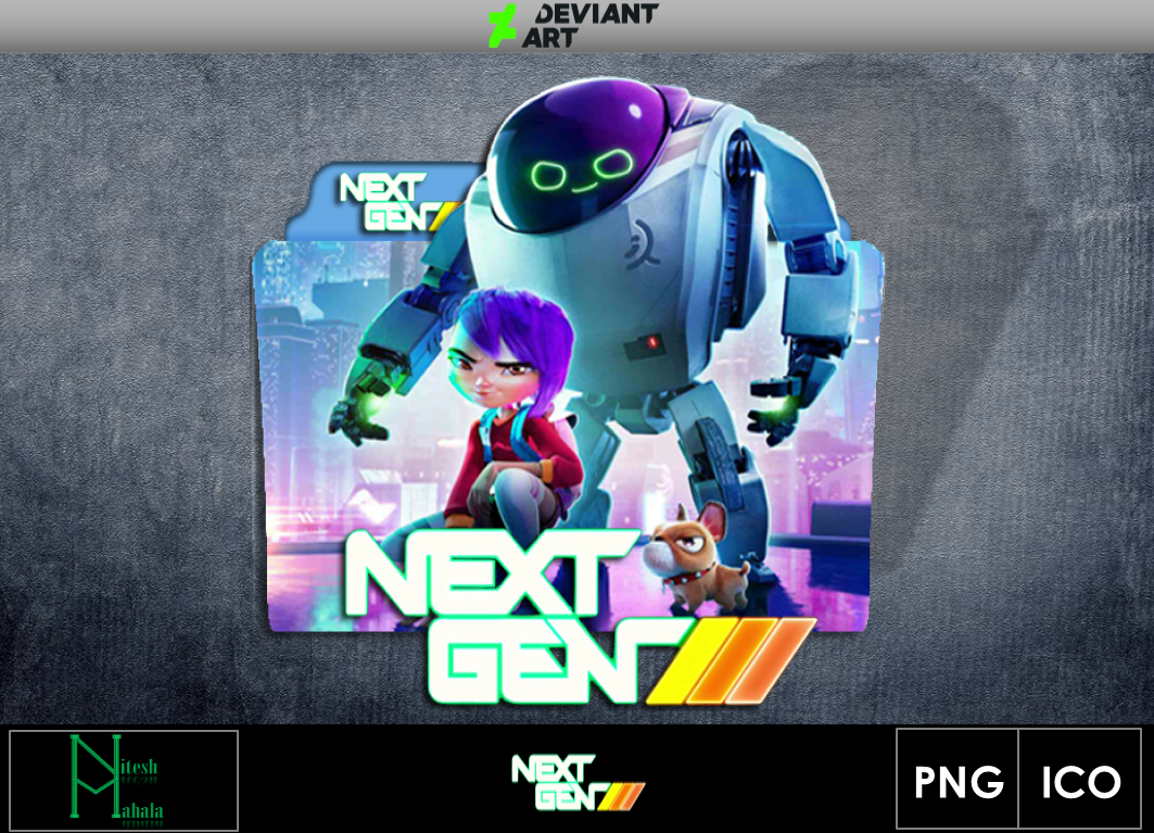 Next Gen (2018) Movie Folder Icon by niteshmahala on DeviantArt