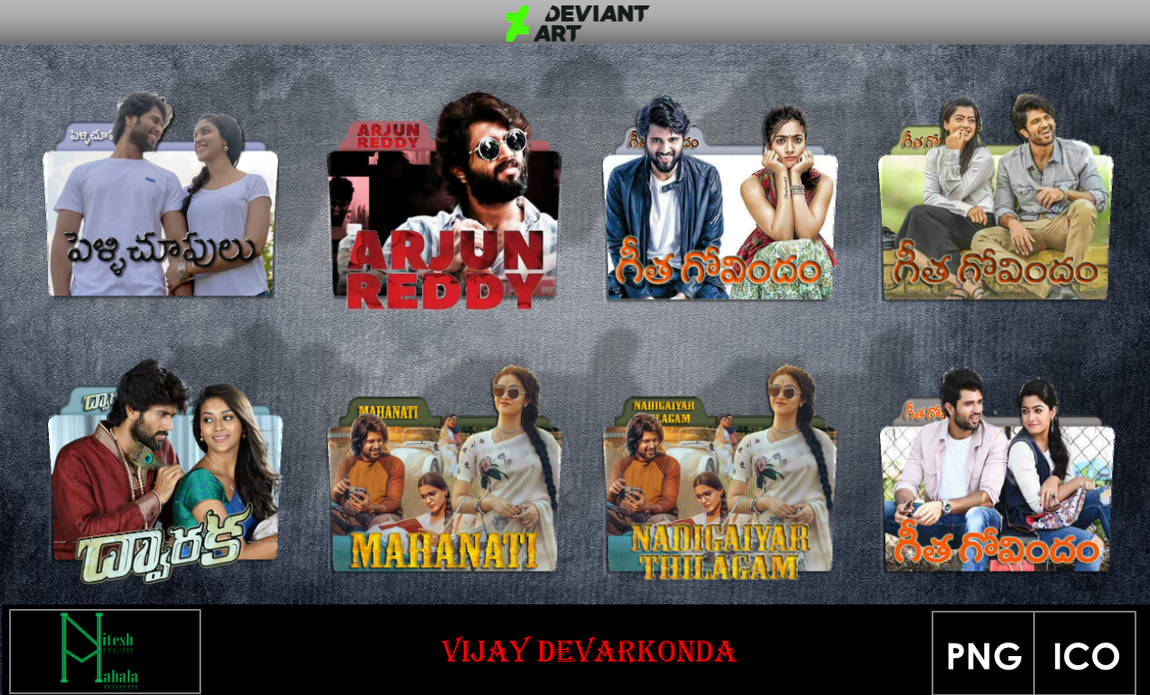 Vijay Deverakonda Movies Folder Icons Pack by niteshmahala on DeviantArt