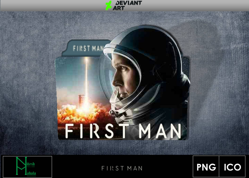 First Man (2018) Movie Folder Icon by niteshmahala on DeviantArt