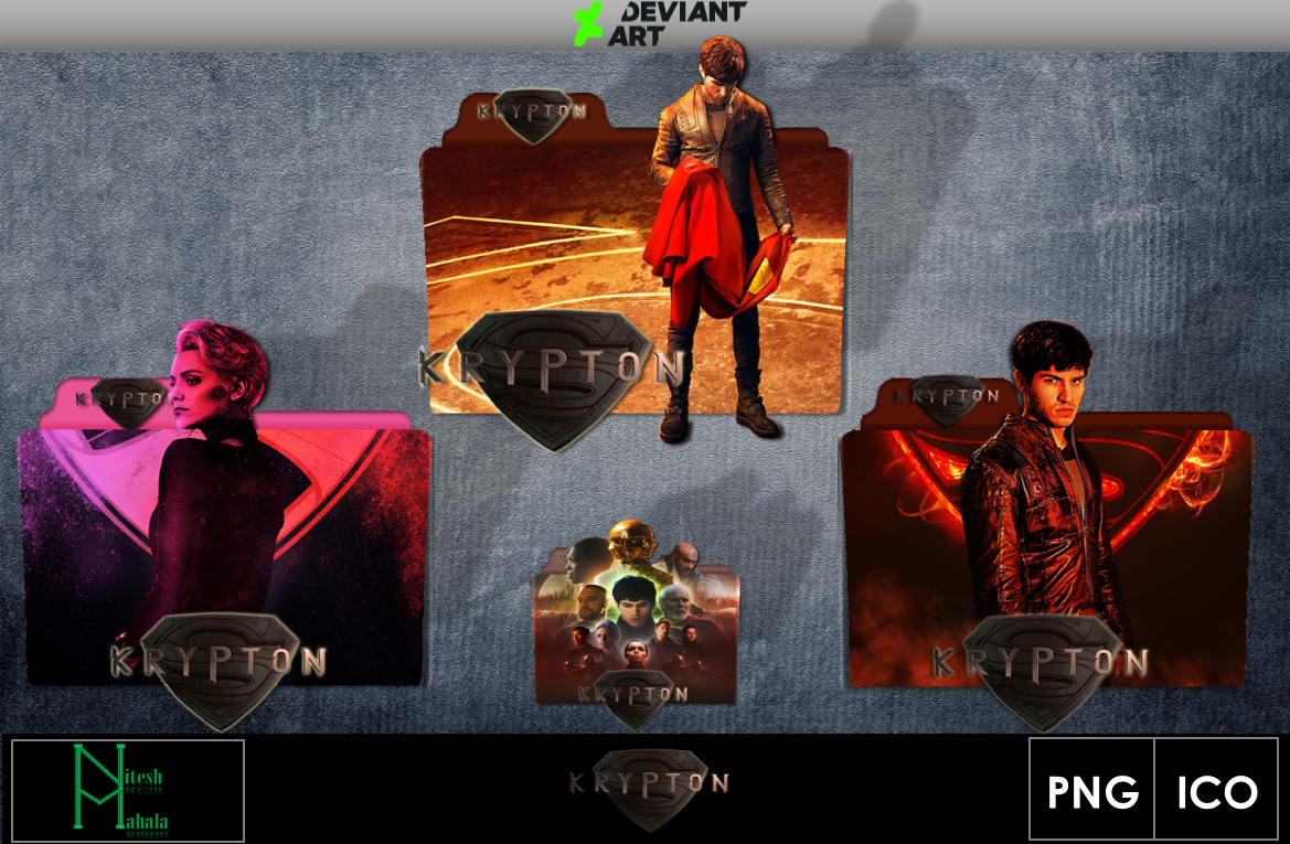 Krypton DC Season Folder Icons by niteshmahala on DeviantArt