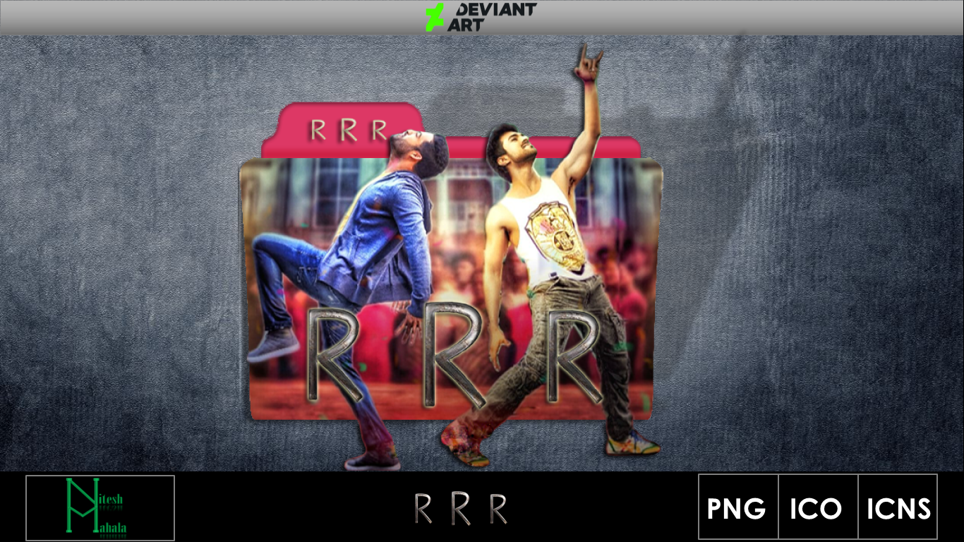 RRR (2019) Movie Folder Icon by niteshmahala on DeviantArt