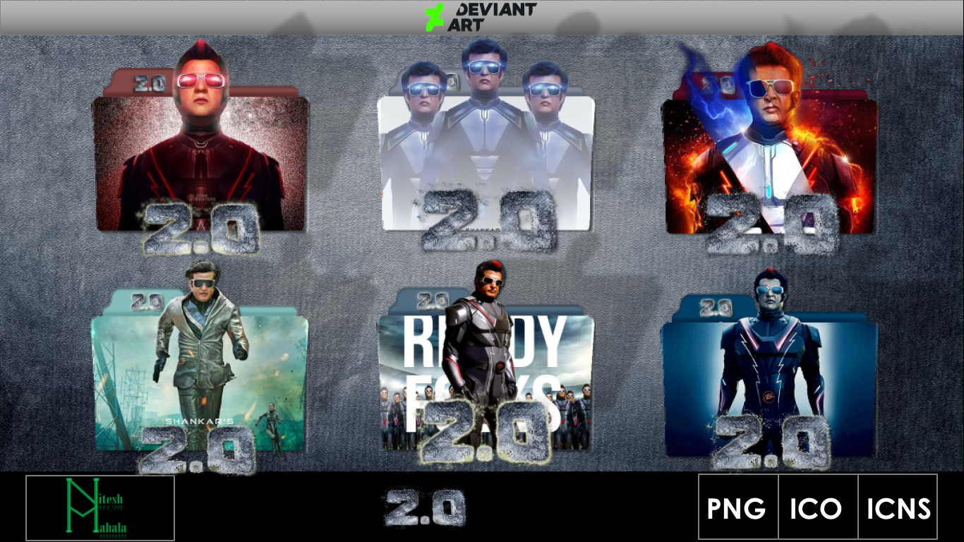 2.0 (2018) Movie Folder Icons Pack-3 by niteshmahala on DeviantArt