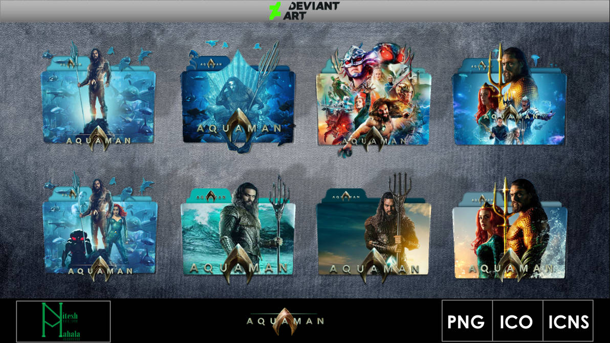 Aquaman (2018) Movie Folder Icons Pack-2 by niteshmahala on DeviantArt