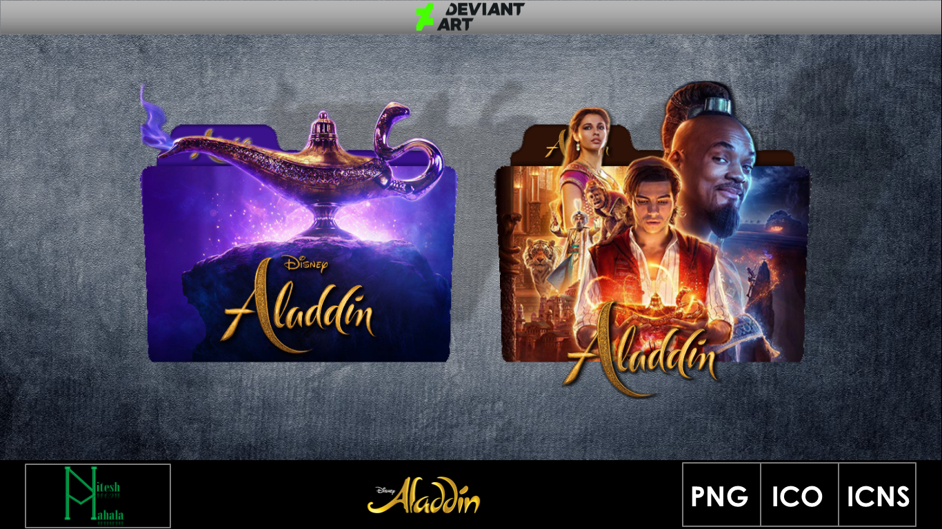 Aladdin (2019) Movie Folder Icon by niteshmahala on DeviantArt