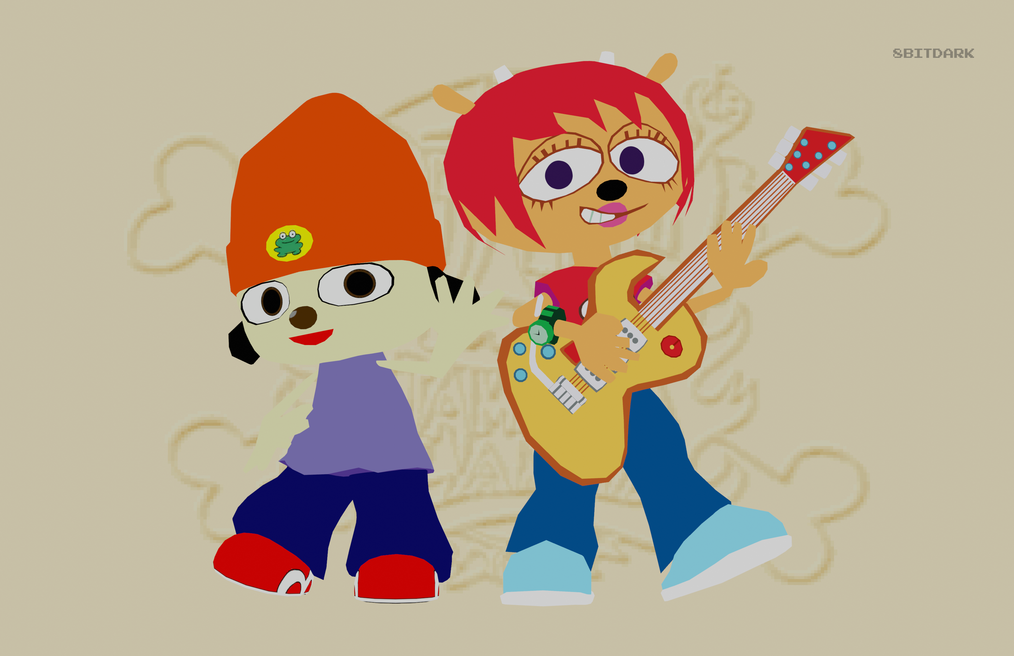3D Parappa the Rapper Pack (MMD/FBX Download) by 8bitdark-DA on DeviantArt