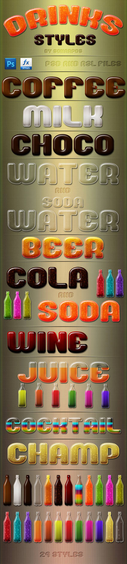 drinks styles by sonarpos on DeviantArt