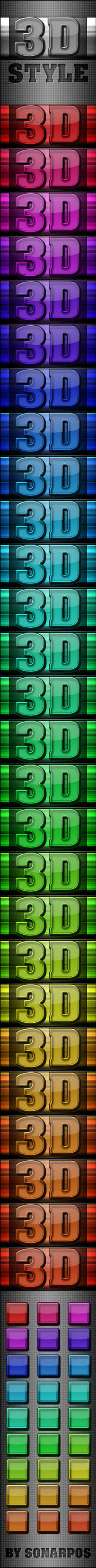 3D style by sonarpos on DeviantArt