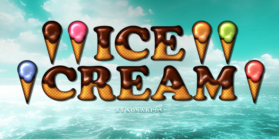 Ice cream style by sonarpos on DeviantArt