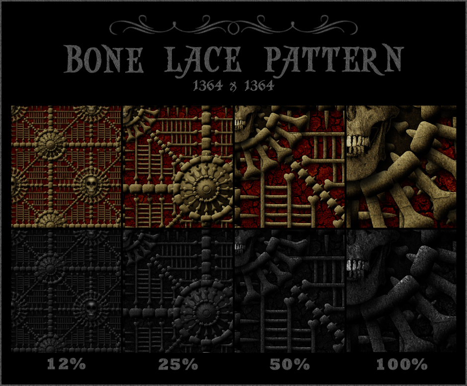 Bone Lace Pattern by sonarpos on DeviantArt