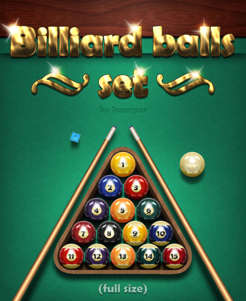 billiard balls set by sonarpos on DeviantArt