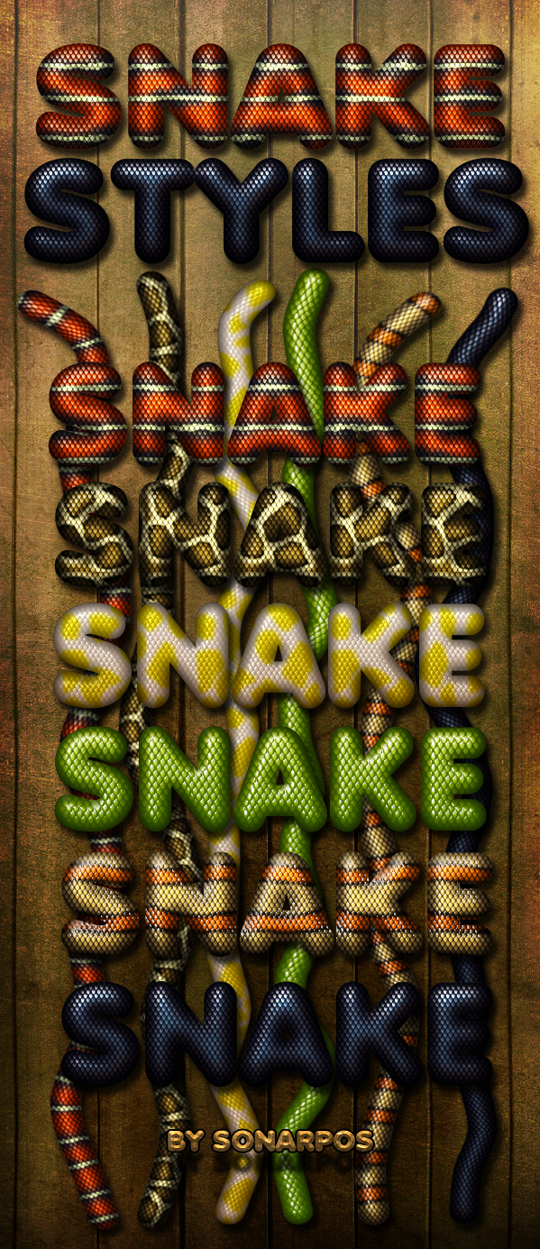 Snake styles by sonarpos on DeviantArt