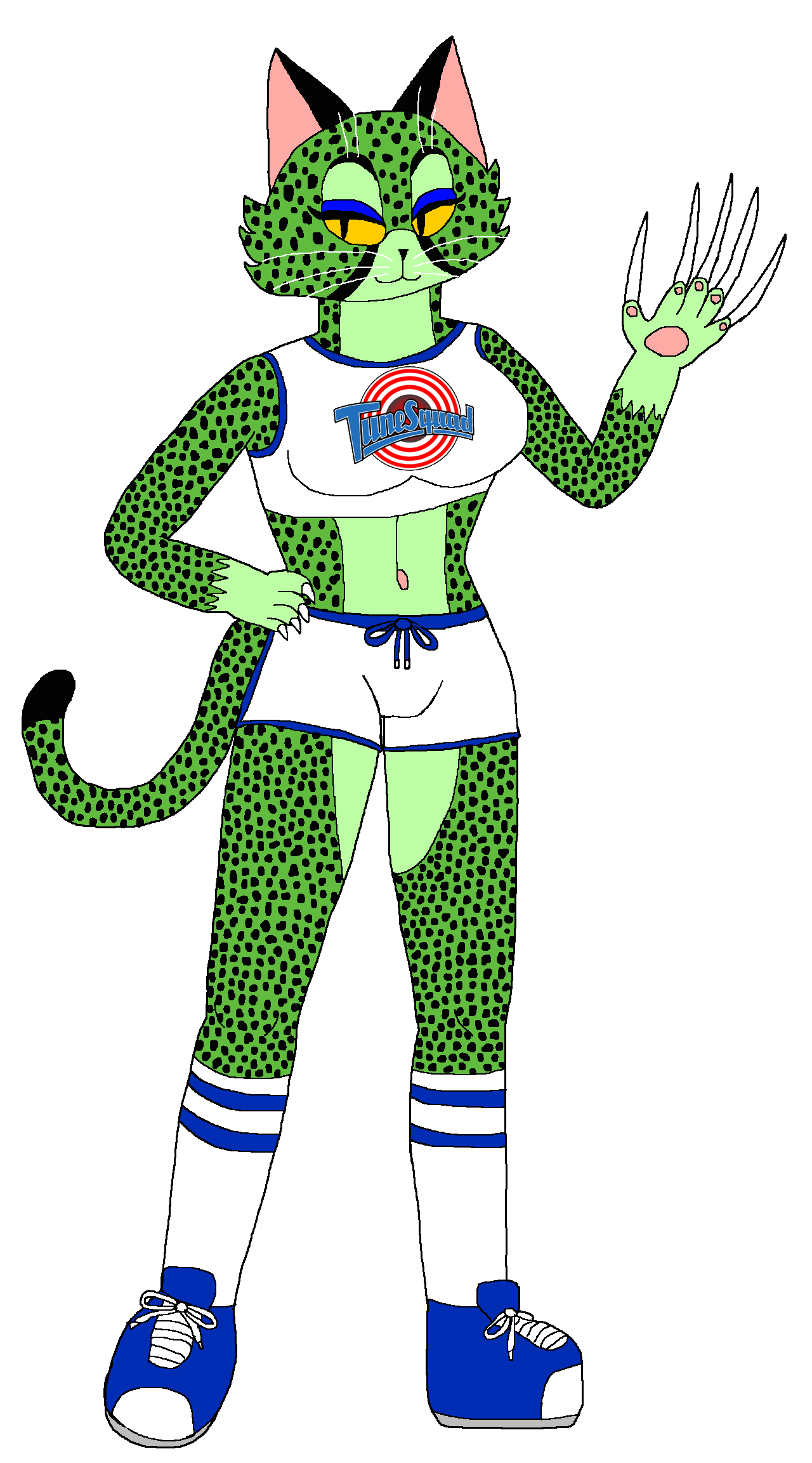 Klawdeen in Tune Squad Uniform by PlazmaStudios on DeviantArt