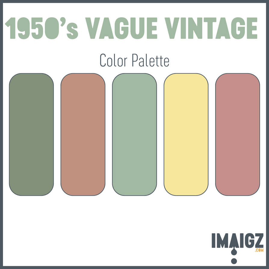 1950 Retro Color Palette