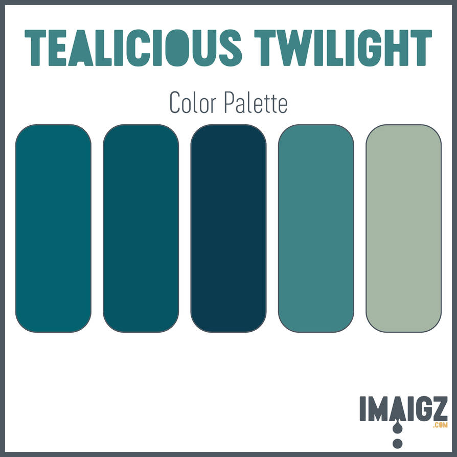 Tealicious Twilight Palette by IMAIGZ on DeviantArt