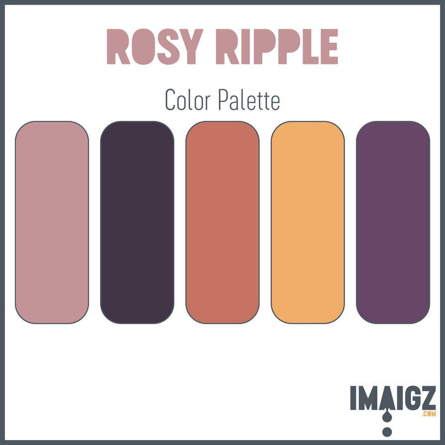 Rosy Ripple Palette by IMAIGZ on DeviantArt