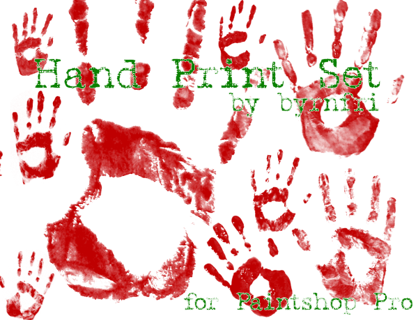 Hand Print set of 16 by byrnfri-resources on DeviantArt