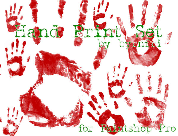 Hand Print set of 16 by byrnfri-resources on DeviantArt