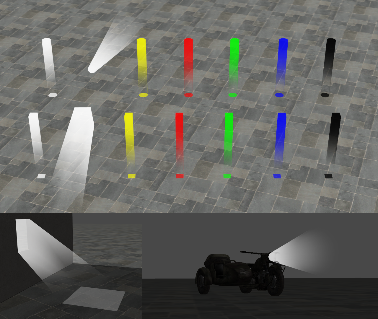 Rigged light volumes for Xnalara/XPS by dasliebesverbot on DeviantArt