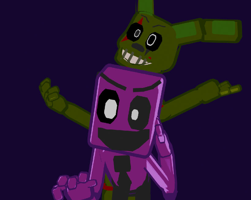 Bunny Cat Purple Guy release by everythingandanythin on DeviantArt