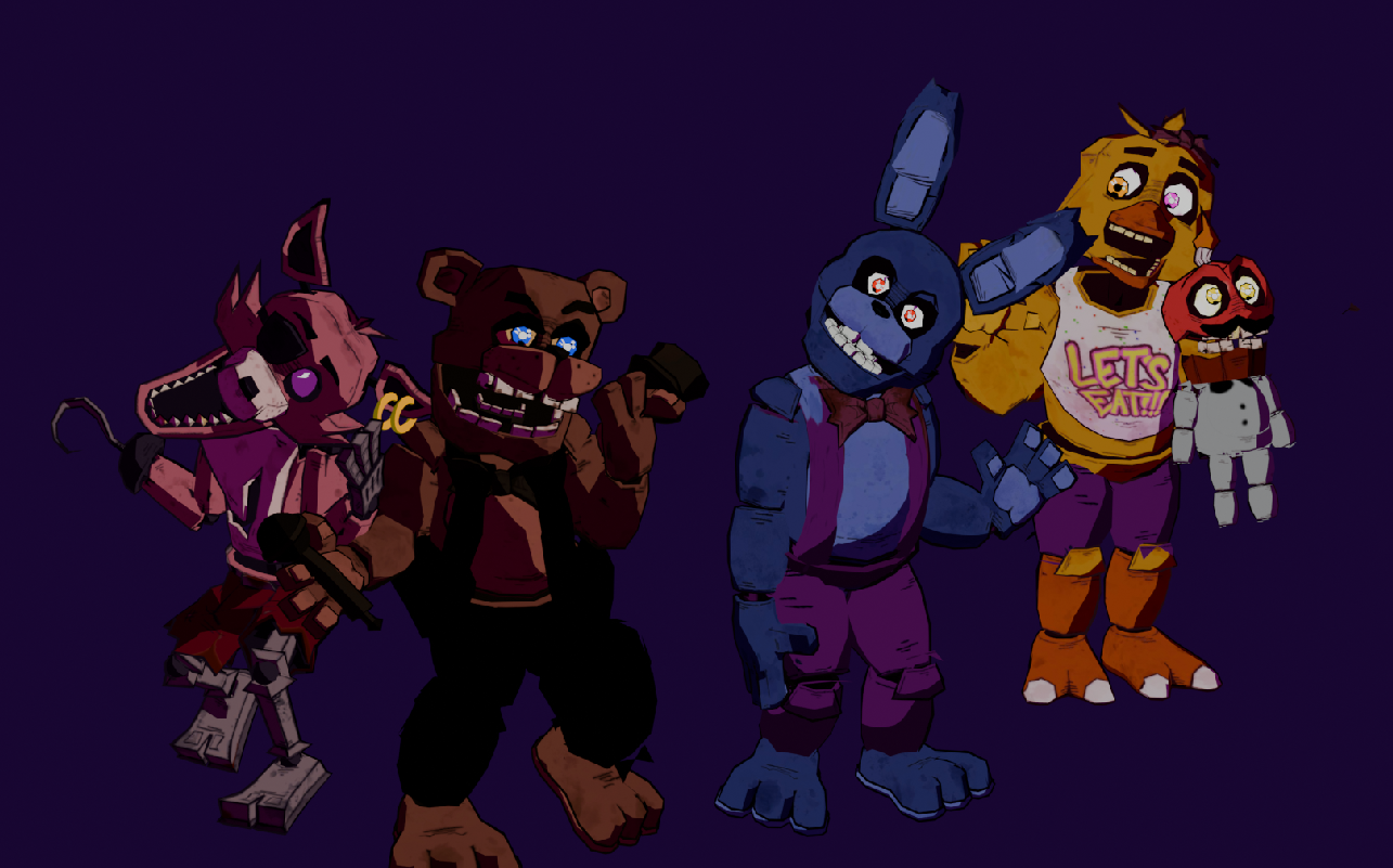 Retro Fnaf Plus v2 release by everythingandanythin on DeviantArt