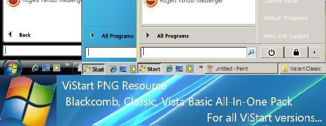 ViStart PNG Resource Package by Auron2 on DeviantArt