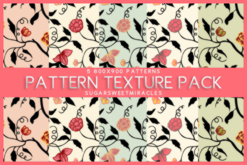 PATTERN TEXTURE PACK by sugarsweetmiracles on DeviantArt