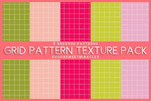 GRID TEXTURE PACK by sugarsweetmiracles on DeviantArt