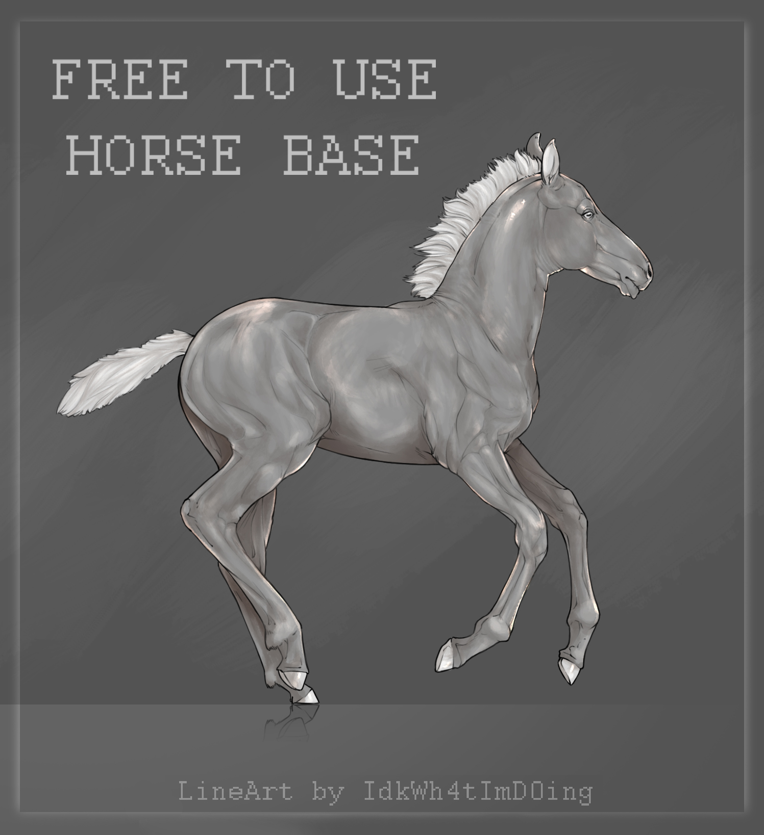 Free Foal base by IdkWh4tImD0ing on DeviantArt