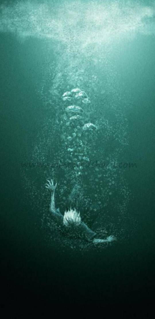 Drowning by Swimmy9 on DeviantArt