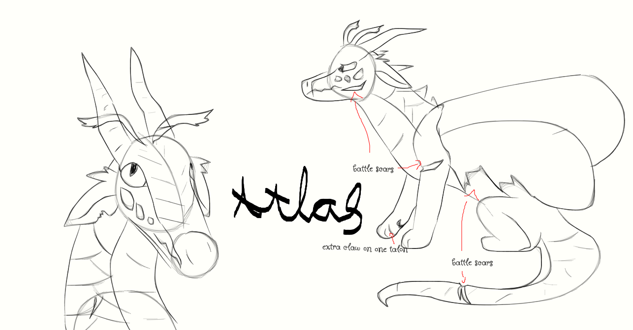 Atlas sketch page by ThistleTail2 on DeviantArt