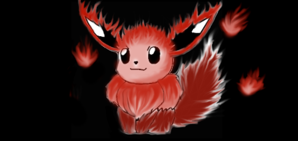 eevee (fire version) by cianijewlrolling on DeviantArt