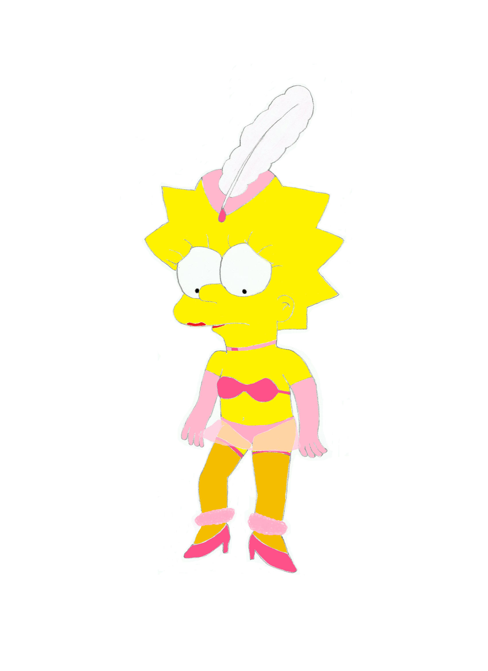 Lisa Simpson New Dress by Hammerhead333 on DeviantArt