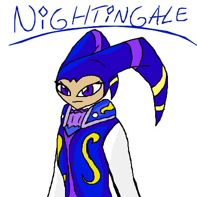 NiGHTiNGALE My NiGHTS OC by LightningDraco on DeviantArt