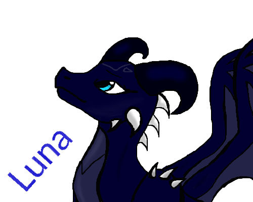First Drawing of Luna by LightningDraco on DeviantArt