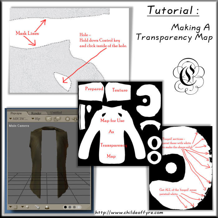 Texture Tutorial : Making a Transparency Map by Childe-Of-Fyre on ...