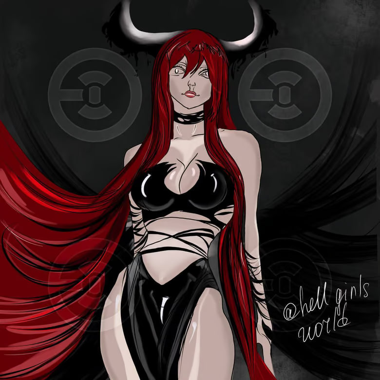 Adopt open -Hellish Ariella by KariPixel on DeviantArt